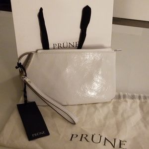 Prune | Bags | Prne White Wristlet Argentinean Leather Handbag | Poshmark